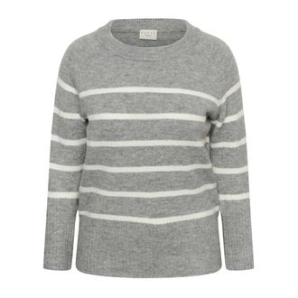 Kaffe Curve Damen, Strickwaren, Grau, XLGr&ouml;&szlig;e