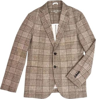 Circolo 1901 Homme, Vestes, Brun, Taille: L Cn5236 Blazer Special Print