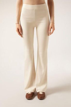 Calzedonia Schlaghose Hautfarben