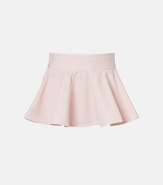 Alaia Ala&iuml;a Ceinture p&eacute;plum en denim