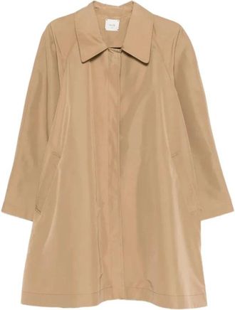 Alysi Femme, Manteaux, Beige, Taille: 38 FR Manteau 116912 P6020