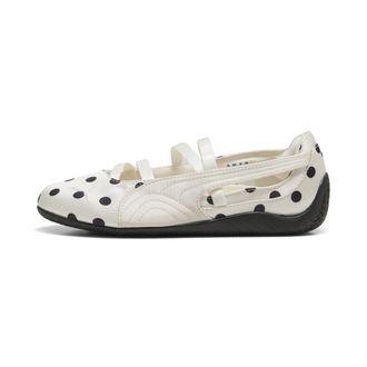 Puma Sneakers &agrave; pois Speedcat Ballet II Femme, Chaussures, Blanc, 35.5