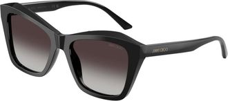 Jimmy Choo London Lunettes de soleil carr&eacute;es - Femme - Accessoires - Noir - Taille: 54 MM
