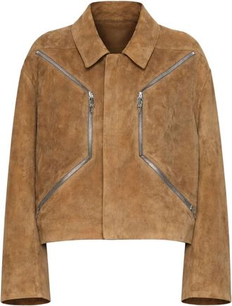 Rick Owens Heizer Mac JKT - Femme - Vestes - Brun - Taille: 36 FR