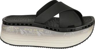 Premiata Femme, Chaussures, Noir, Taille: 38 EU Sandales &agrave; plateforme Moura