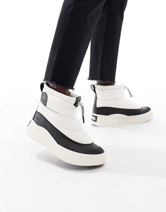 Sorel Out N About IV - Bottes de randonnée rembourrées - Crème et noir-Blanc