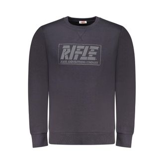 Rifle Blau Baumwolle Herren Sweatshirt