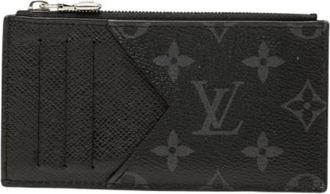 Louis Vuitton Porte-cartes Monogram Eclipse Pre-owned - Homme - Pre-owned - Noir - Taille: ONE Size
