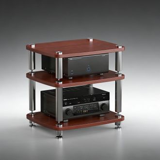 Generic HiFi Regal AV-Medienst&auml;nder Mit 1 Bis 4 Ebenen, HiFi-Lautsprecherbox Mit Vibrationsd&auml;mpfung, Aufbewahrungseinheit for Plattenspieler Und Spielkonsolen