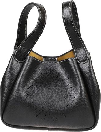 Stella McCartney Stella McCartney Beuteltaschen - Textured Black Handbag - Gr. unisize - in Schwarz - für Damen