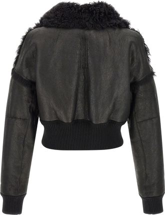 Rick Owens Flight Bomber Jacket - Black