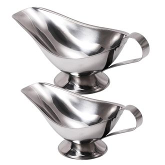 Cabilock 2-teiliges Sauciere-set Aus Edelstahl So&szlig;enbecher F&uuml;r Gew&uuml;rze Dip-sauce F&uuml;r Gastronomie