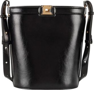 Elisabetta Franchi Naplak-Effekt Bucket Bag - - Bags - Damen - Schwarzk - ONE SIZE