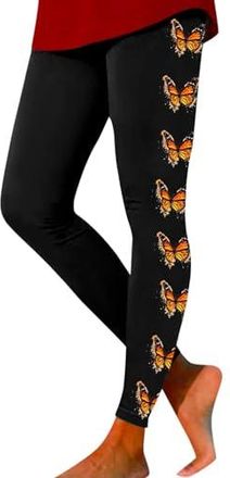 Generic Legging 2025 pour femme - Legging imprim&eacute; pour le fitness, le sport, le yoga (style 5) - Joli pantalon habill&eacute;, Noir, M