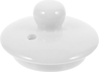 Luxshiny Keramik-Teekesseldeckel Ersatzdeckel Für Teekannen Haushalts-Teekannen-Abdeckung Leerer Keramikdeckel Für Teekannen Teekessel Keramikdeckel Teekannend