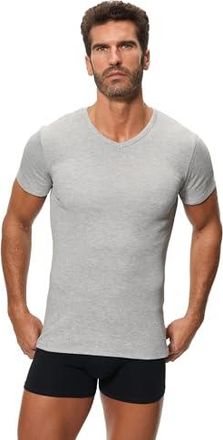 Abanderado Manga Corta Térmico Algodón de Invierno T-Shirt Thermique à Manches Courtes, Gris chiné, Estándar Homme