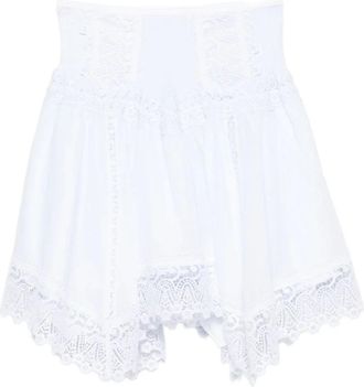 Charo Ruiz Ibiza Femme, Jupes, Blanc, Taille: 40 FR Greta Skirt
