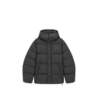 Emporio Armani Doudoune droite &agrave; capuche