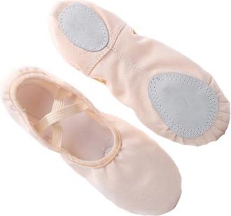 BESPORTBLE Gatuida Chaussures de Danse Légères sans Lacets Chaussons de Ballet Souples à Semelle Antidérapante pour Moderne et Gym pour Garçon Fille et Adultes