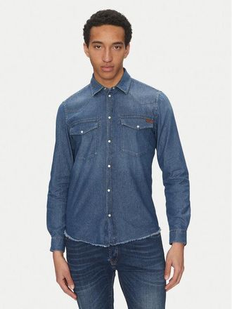 Liu Jo Jeanshemd QA5294 D0256 Blau Regular Fit