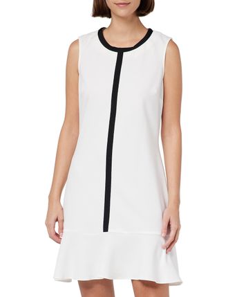 Nafnaf Damen Anna R1 Robe, weiß/schwarz, 32