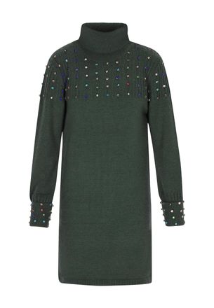 Faina Kleid Damen dunkelgr&uuml;n