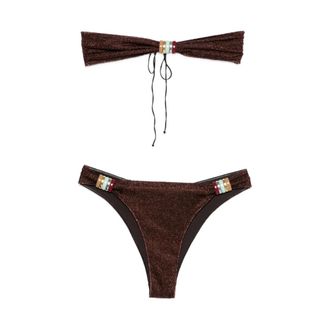 Os&eacute;ree Damen, Bademode, Braun, LGr&ouml;&szlig;e