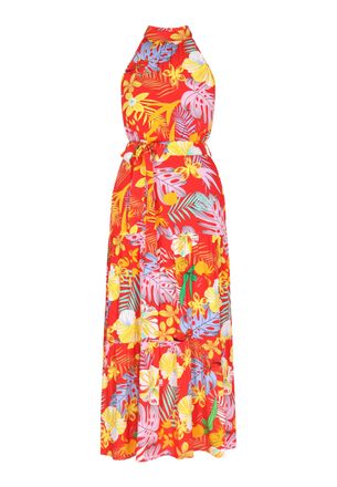 Izia Kleid Frauen rot mehrfarbig