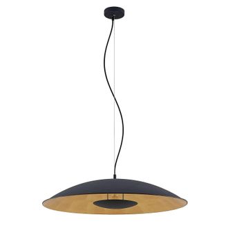 Lindby Pendelleuchte Narisara (Modern) in Schwarz aus Metall (1 flammig, E27) - Deckenlampe Esstischlampe H&auml;ngelampe H&auml;ngeleuchte Wohnzimmerleuchte