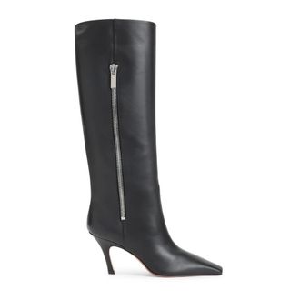 Amina Muaddi Mona 80 Boot - - Shoes - Damen - Schwarzk - 38 EU