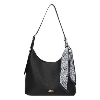 Generic Sac &agrave; bandouli&egrave;re tendance en cuir synth&eacute;tique polyvalent avec cravate et &eacute;charpe pour filles, femmes, travail, shopping, voyage, usage quotidien, Noi