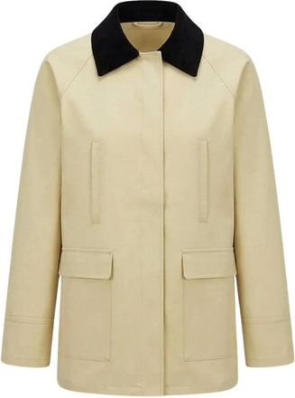 Toteme Femme, Vestes, Beige, Taille: 40 FR Veste d&eacute;t&eacute; Country