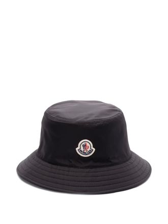Moncler bob à logo - Noir