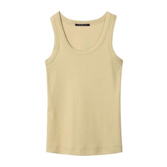 Luisa Cerano Basic Top - - Tops - Damen - Beige - S