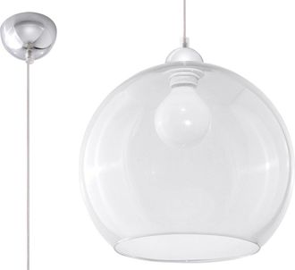 Sollux Lighting SL.0248 BALL Pendelleuchte, Transparent/Chrome