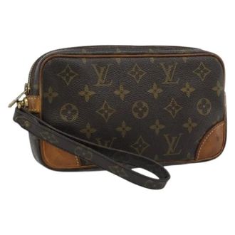 Louis Vuitton Pre-owned Sac bandouli&egrave;re en toile Monogram - Femme - Pre-owned - Brun - Taille: ONE Size