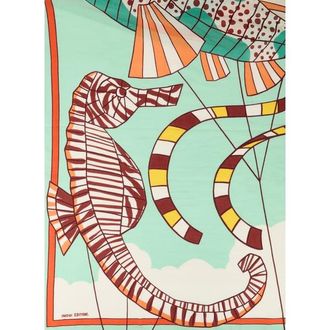 Inou&iuml; Editions Foulard imprim&eacute; Cerfs Volants en coton