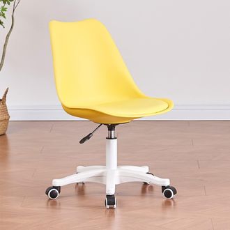 Generic Ergonomischer B&uuml;rostuhl aus transparentem Acryl, stilvoll, 360&deg; drehbar, h&ouml;henverstellbar, mit Rollen - ideal f&uuml;rs Homeoffice. Komfortables, modernes 