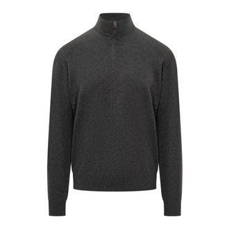 FILIPPO DE LAURENTIIS Homme, Pulls, Noir, Taille: 4XL Pull &agrave; demi-zip