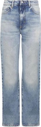 Icon Denim Los Angeles Gerades Jeans - - Jeans - Damen - Blau - W28
