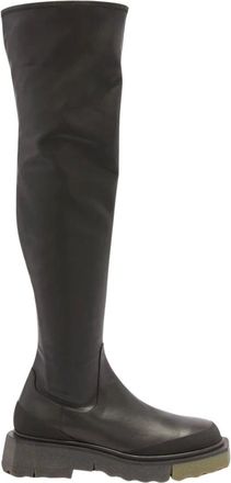 Off-white Femme, Chaussures, Noir, Taille: 40 EU Cuissardes &Eacute;ponge Stretch Mollet