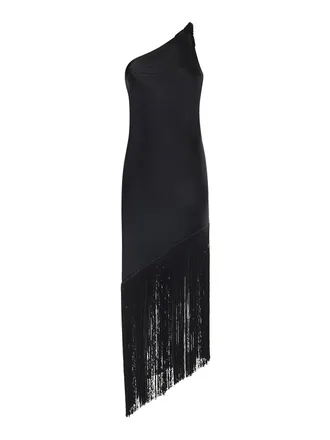 Pinko Robe Au Genou - Noir