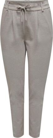 Only Damen Onlpoptrash Life Easy Col Pant PNT Noos Regular Fit Hose Mit Kordelzugverschluss Für Lounge Und Freizeit, Fossil/Detail:Melange,XS / 32L