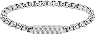 Lacoste Bracelet en Chaîne pour Homme Collection LESSENTIEL en Acier Inoxidable - 2040123