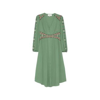 BA&SH Femme, Robes, Vert, Taille: 40 FR Robe Ba&sh