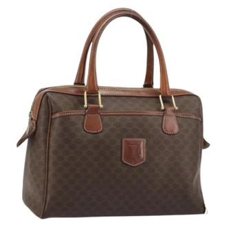 Celine Sac Boston Vintage Pre-owned - Femme - Pre-owned - Brun - Taille: ONE Size
