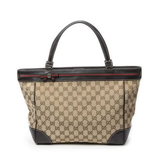 Gucci Crossbody Bags - Web Mayfair Tote - Gr. unisize - in Braun - f&uuml;r Damen