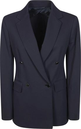 Max Mara Femme, Vestes, Bleu, Taille: 36 FR Riviera Giacca DP Puntomi