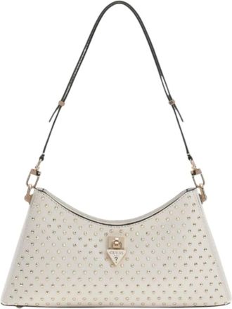 Guess Femme, Sacs, Blanc, Taille: ONE Size Patsie Shoulder Bag