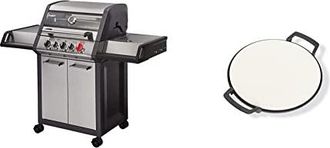 Enders Gasgrill MONROE PRO 3 SIK TURBO, 3-Brenner mit Kocher, Backburner-Infrarotbrenner, PanoVision Sicht, Guss-Rost, TURBO ZONE, HEAT RANGE Brenner und SIM